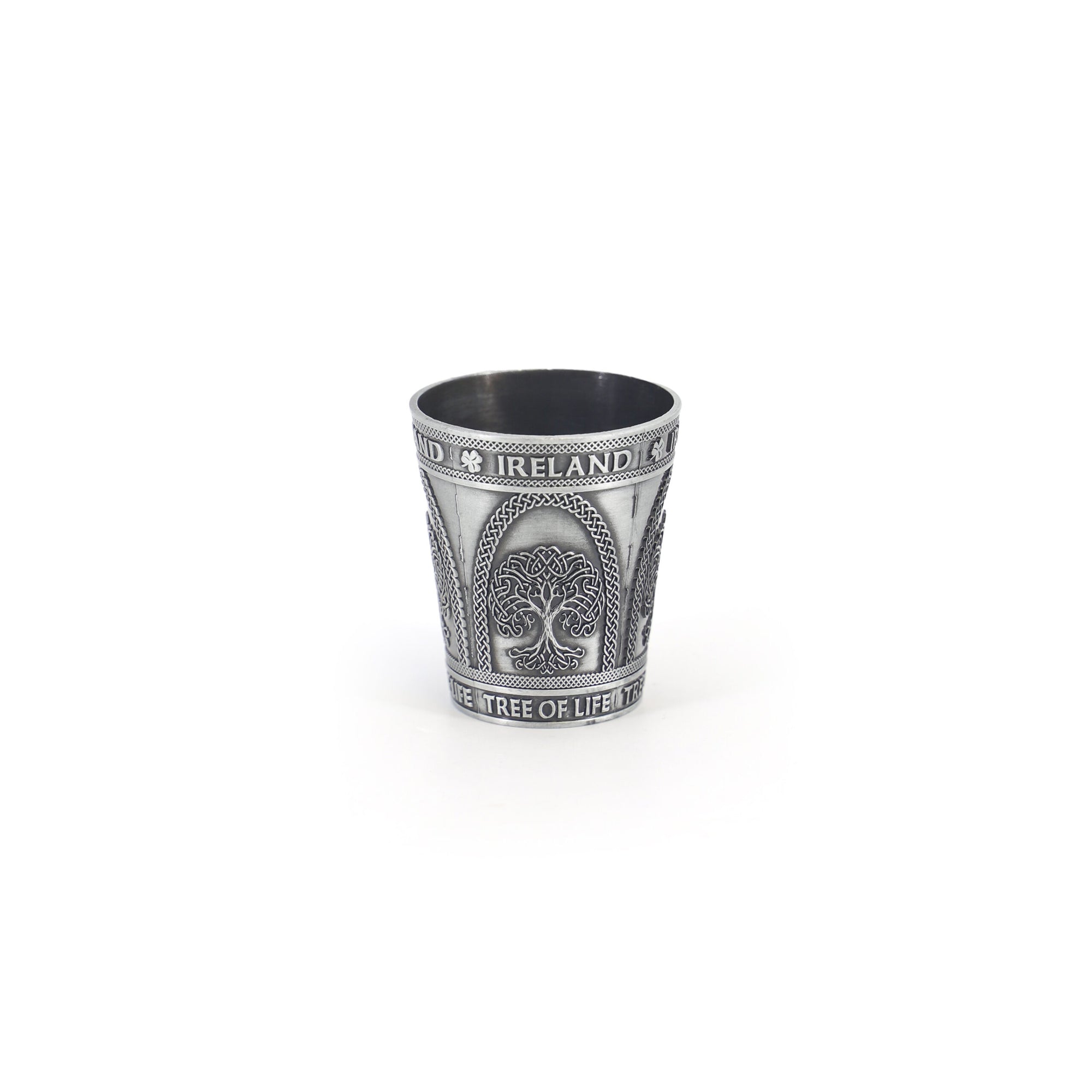 Metal Shot Glass "TREE OF LIFE" – SILVER – Taste Of Britain