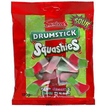 Swizzels Drumstick Sour Cherry & Apple Squashies 140g – Taste Of Britain