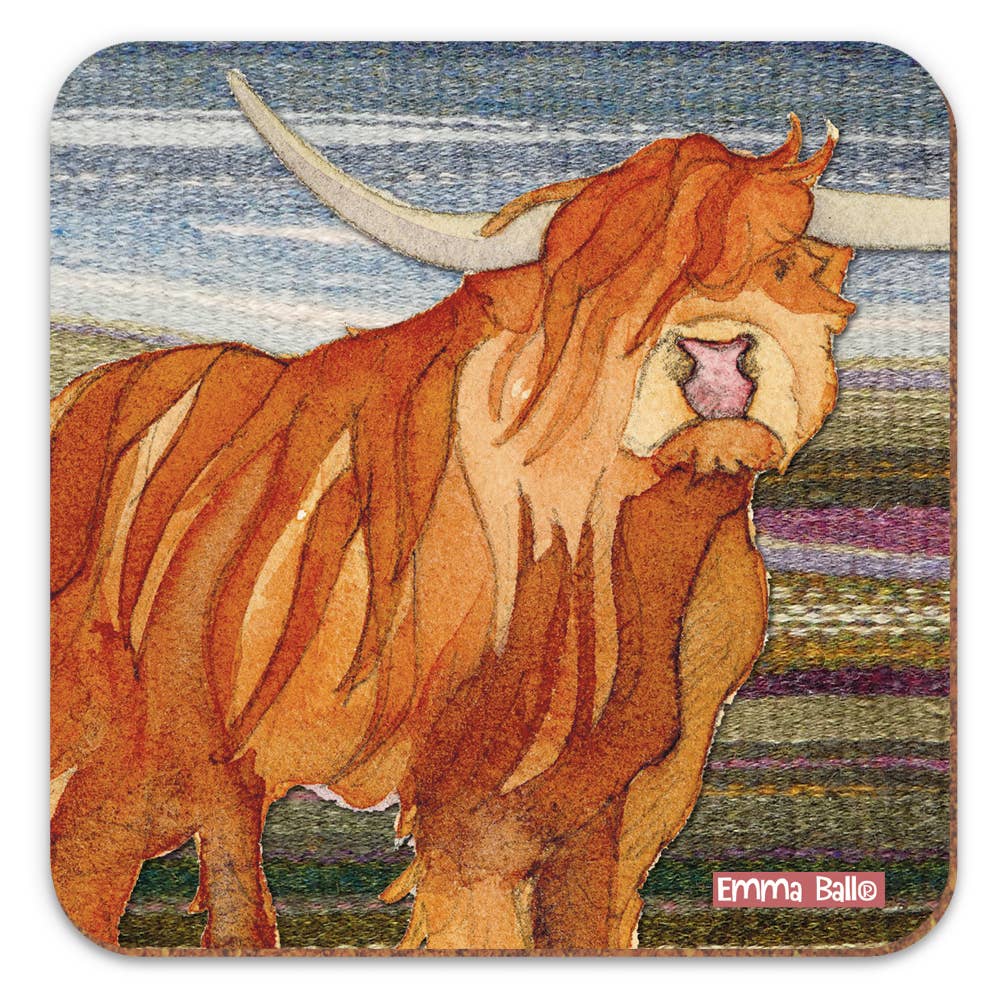 Highland Coo - Single Coaster – Taste Of Britain