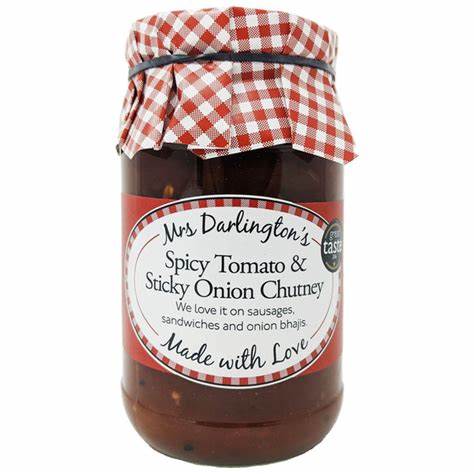 Mrs Darlington's Spicy Tomato & Sticky Onion Chutney 312g – Taste Of ...