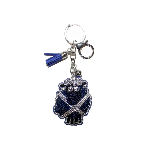 Saltire Sheep Diamante Keyring – Taste Of Britain