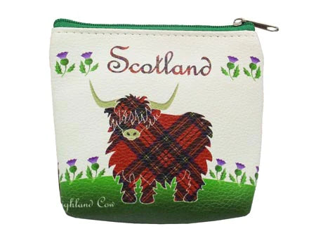 Highland Cow Zip Purse – Taste Of Britain
