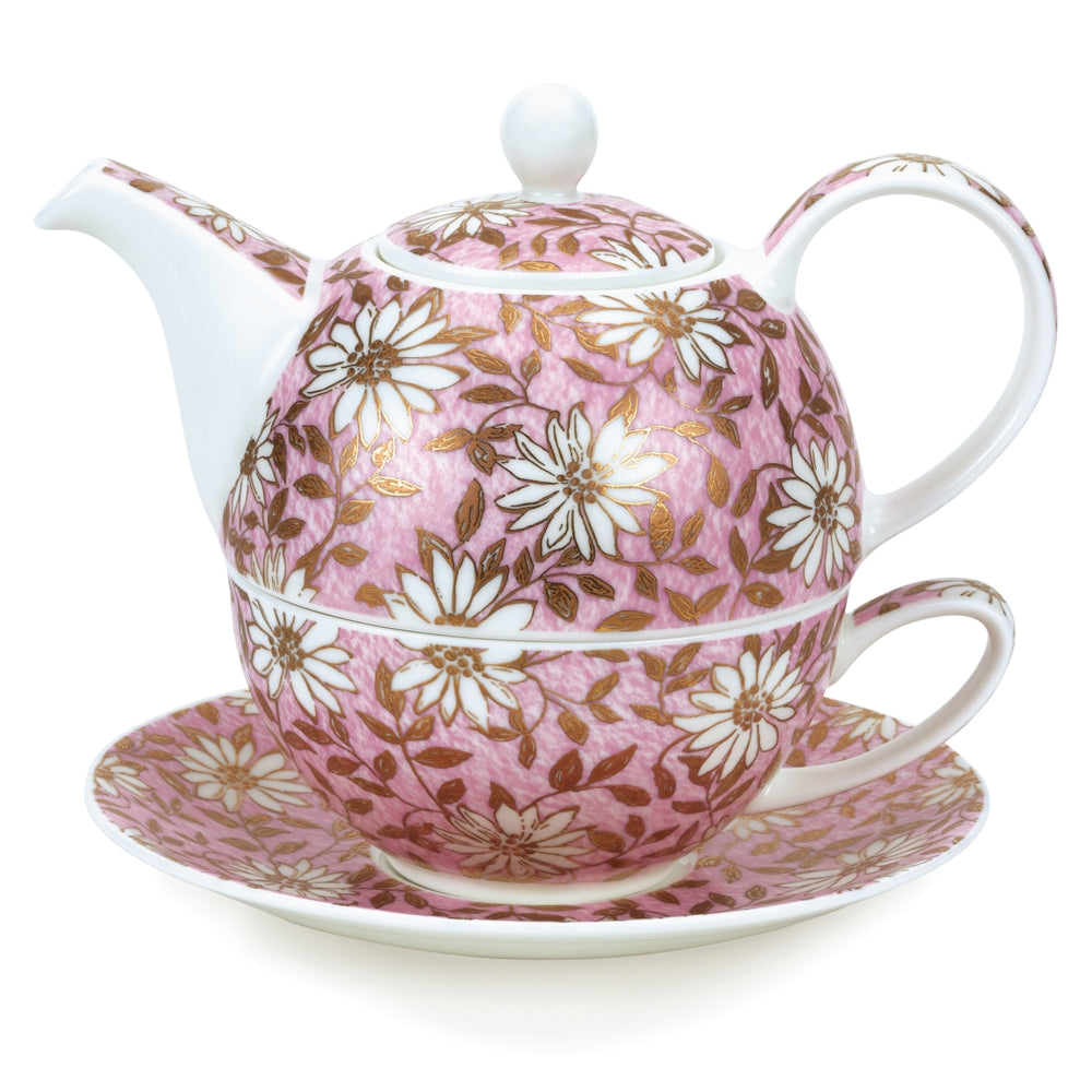 Dunoon Nuovo Pink Tea for one Teapot – Taste Of Britain