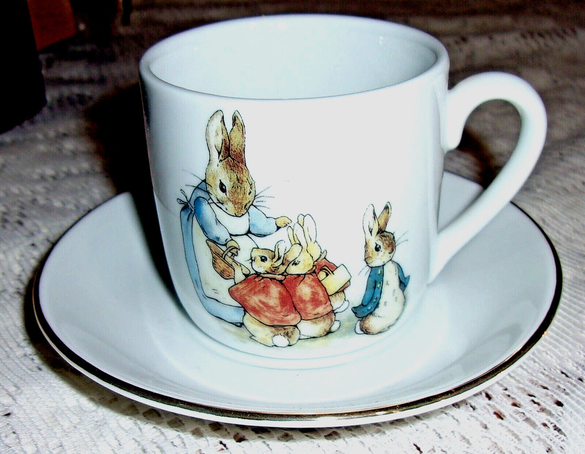 Beatrix Potter Mini porcelain cup and saucer set – Taste Of Britain