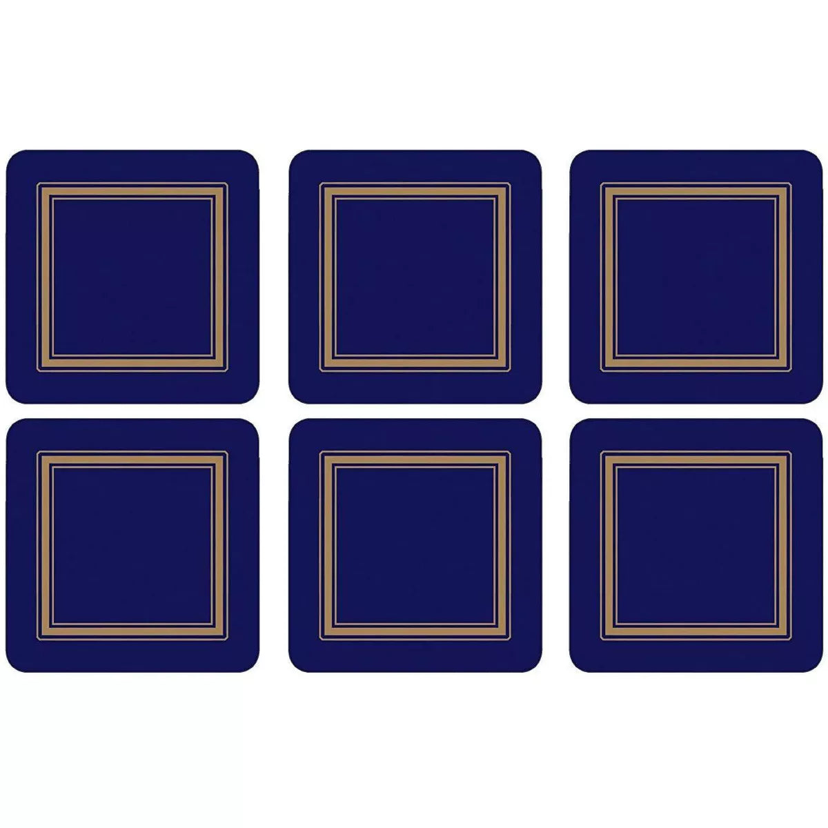 Pimpernel Classic Midnight Blue Coasters Set of 6 – Taste Of Britain