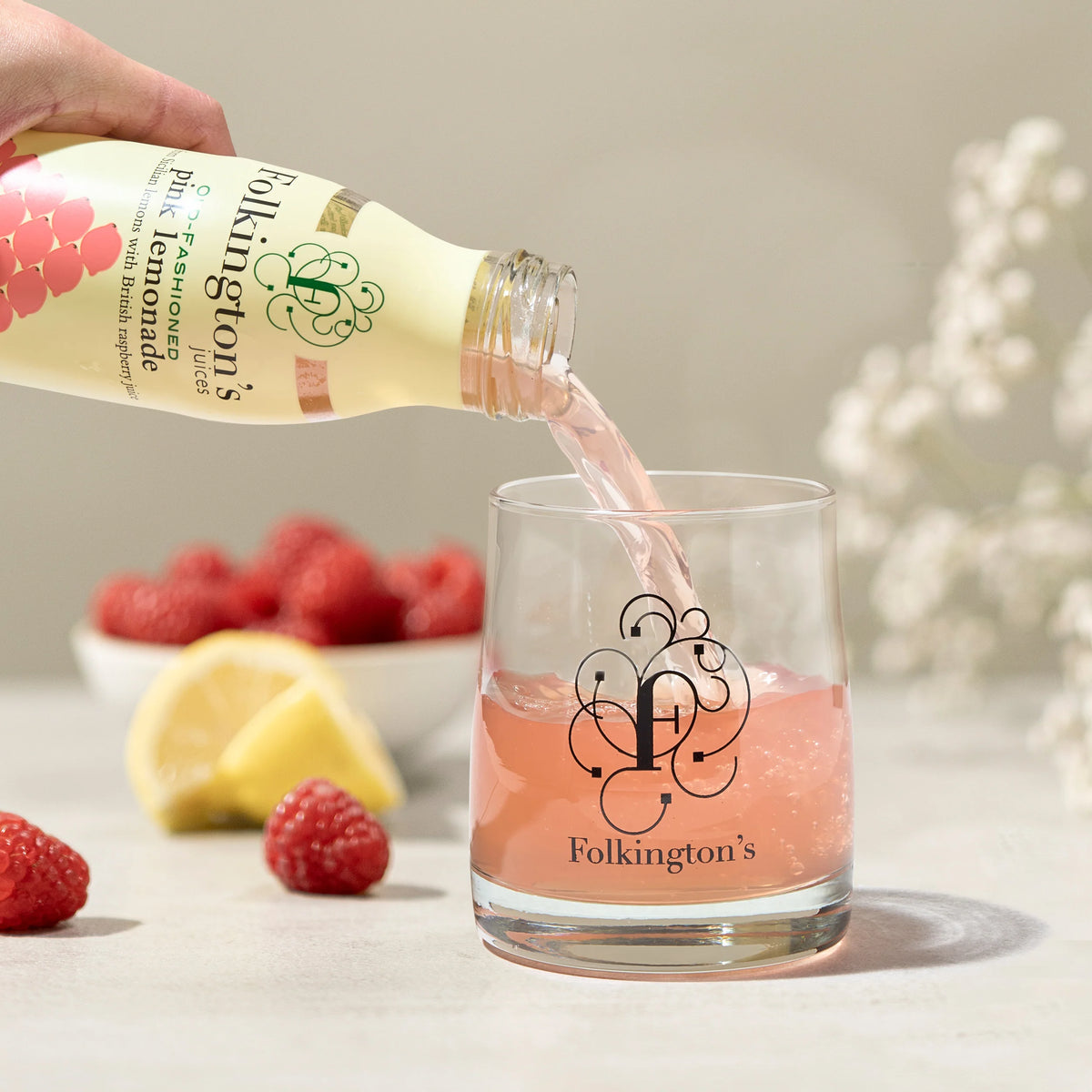 Folkington's Pink Lemonade 250ml – Taste Of Britain