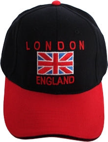 Men's Red & Black London England Union Jack Cap – Taste Of Britain