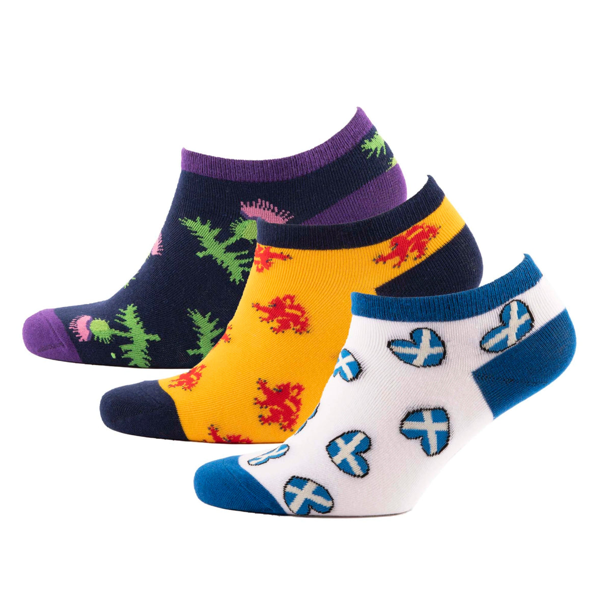 Big City Ladies Socks Scotland Icons 3pk – Taste Of Britain