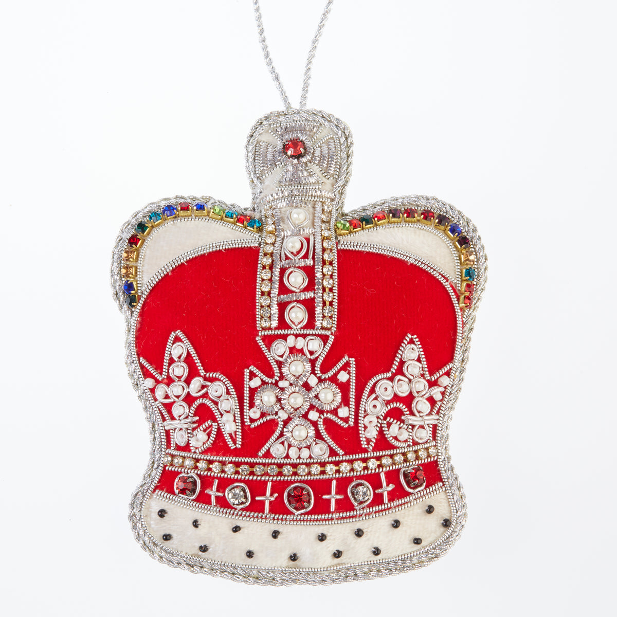 Decoration-Small Imperial Crown Decoration With Pearls & Crystals ...