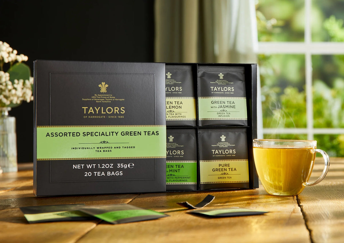 Taylors of Harrogate Assorted Green Teas, 20 Bags – Taste Of Britain