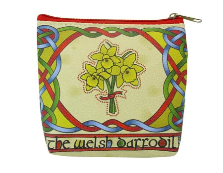 Welsh Daffodil Zip Purse Welsh Weave – Taste Of Britain