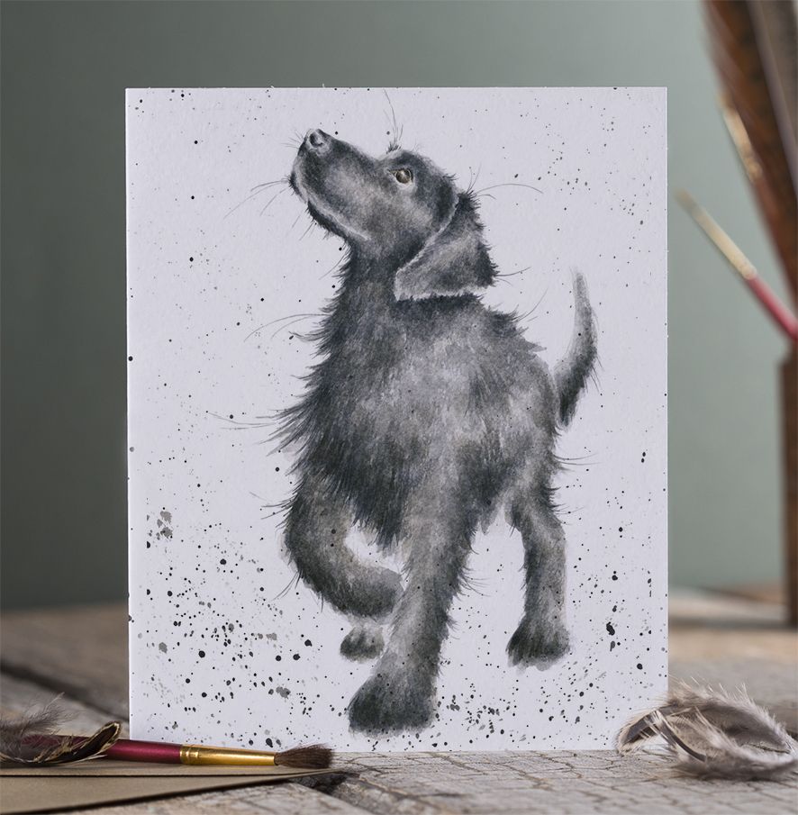 Wrendale 'Walkies' labrador card – Taste Of Britain