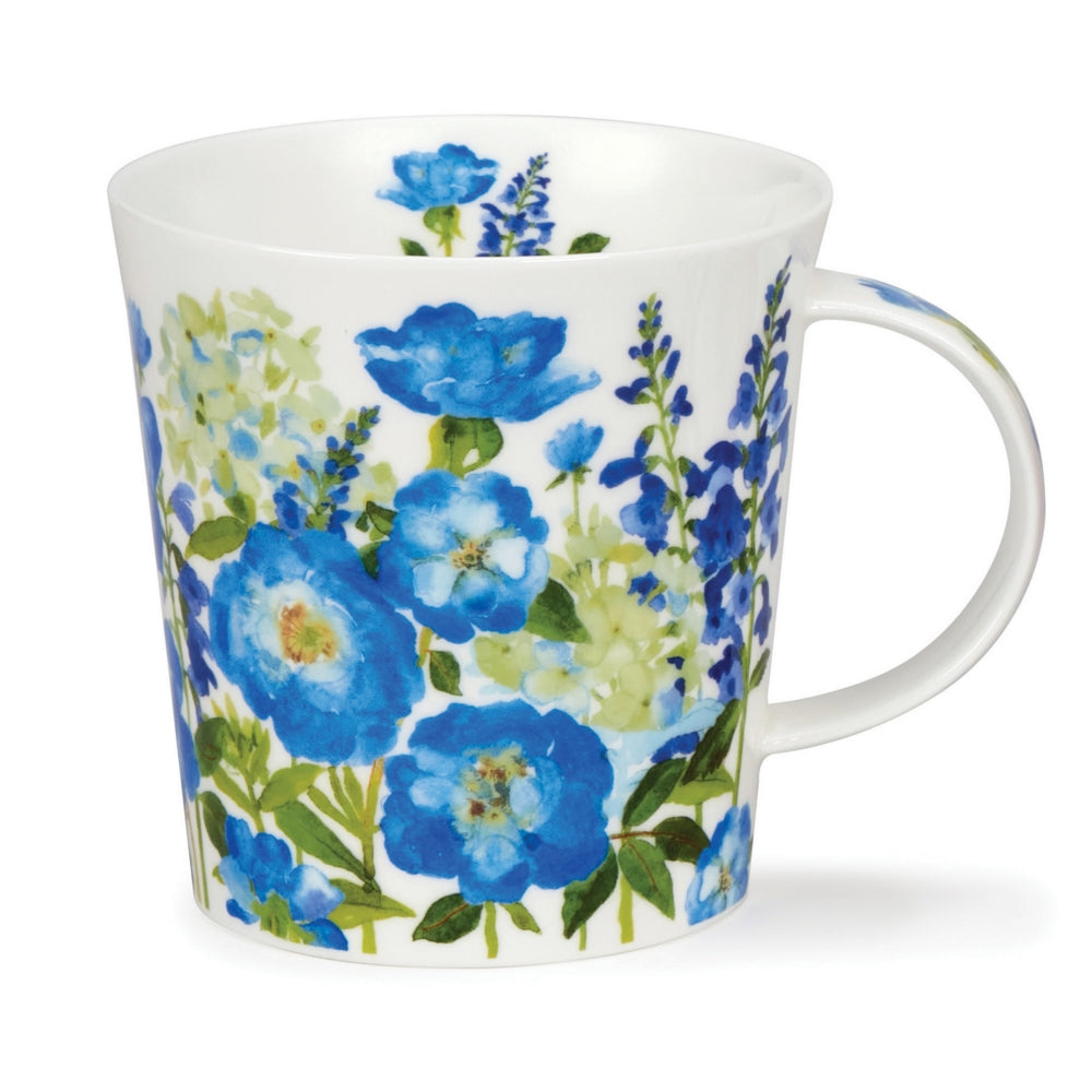 Dunoon Lomond Flower Garden Blue Mug – Taste Of Britain