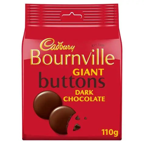 Cadbury Bournville Giant Buttons 100g – Taste Of Britain