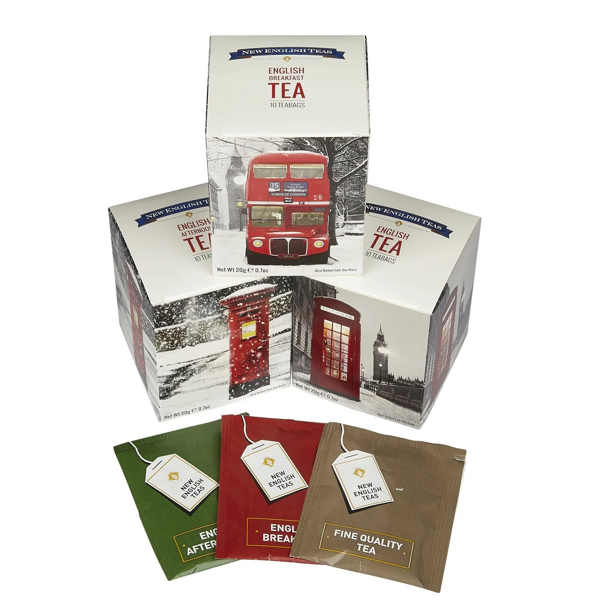 New English Teas Icons in the Snow Triple Tea Gift Pack – Taste Of Britain