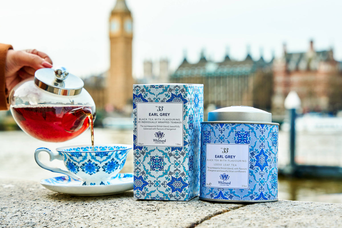 Whittard Earl Grey 25 individually wrapped teabags – Taste Of Britain