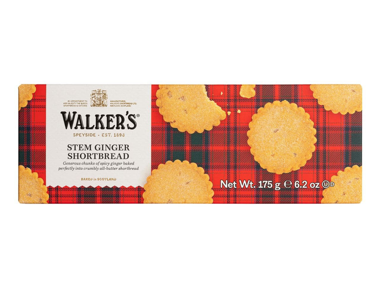 Walker’s Pure Butter Stem Ginger Shortbread 6.2oz – Taste Of Britain