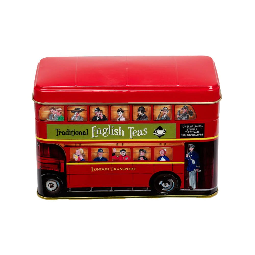 New English Teas Red London Bus Caddy 25 English Breakfast teabags ...