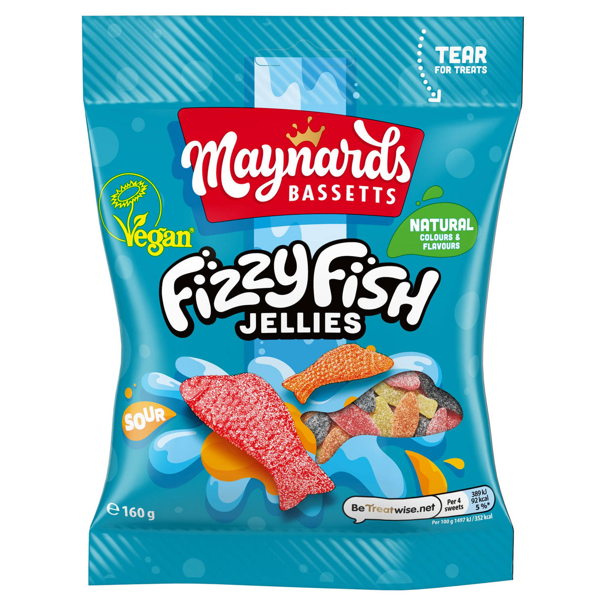 Mayards Fizzy Fish 130g – Taste Of Britain