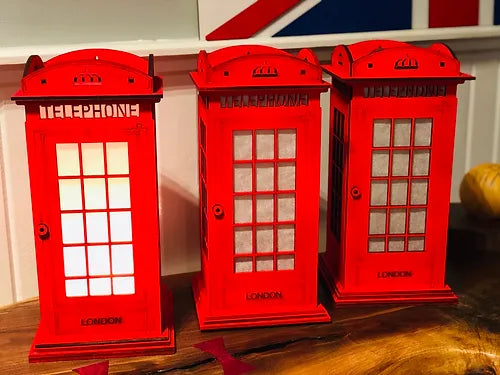 London Iconic Red Phone booth Lamp – Taste Of Britain
