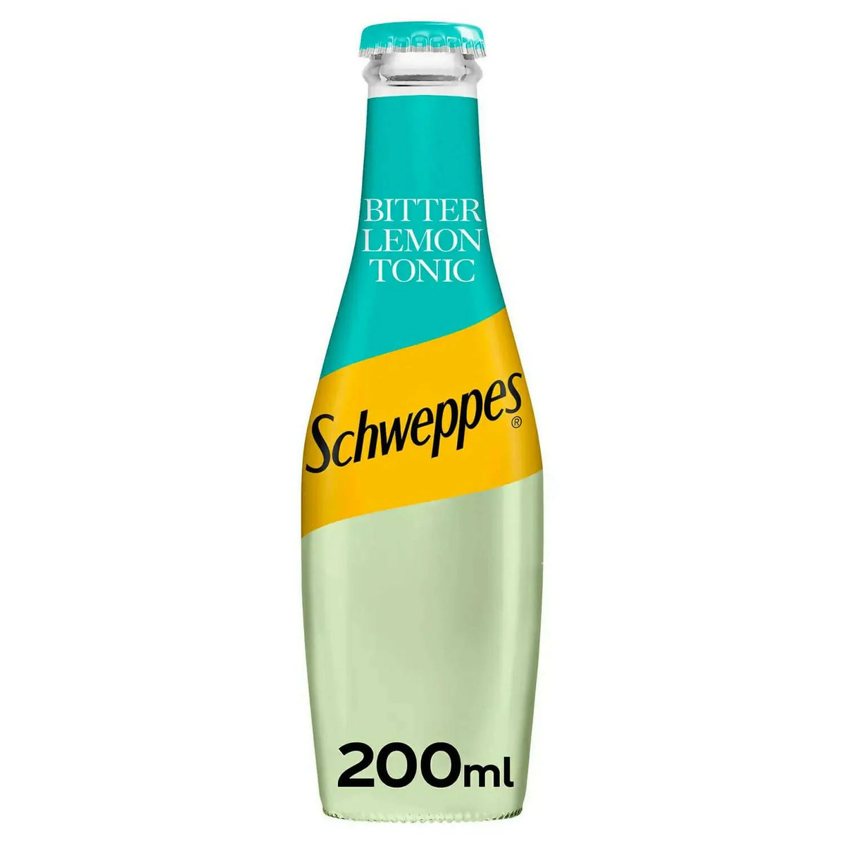 Schweppes Slimline Bitter Lemon Glass Bottle 200ml – Taste Of Britain