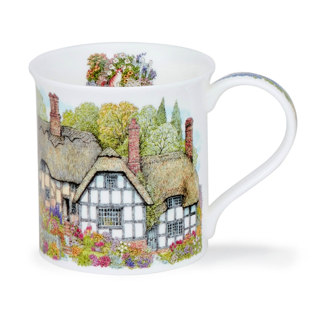 Dunoon Bute Shape Country Cottage Thatched Mug 11oz – Taste Of Britain
