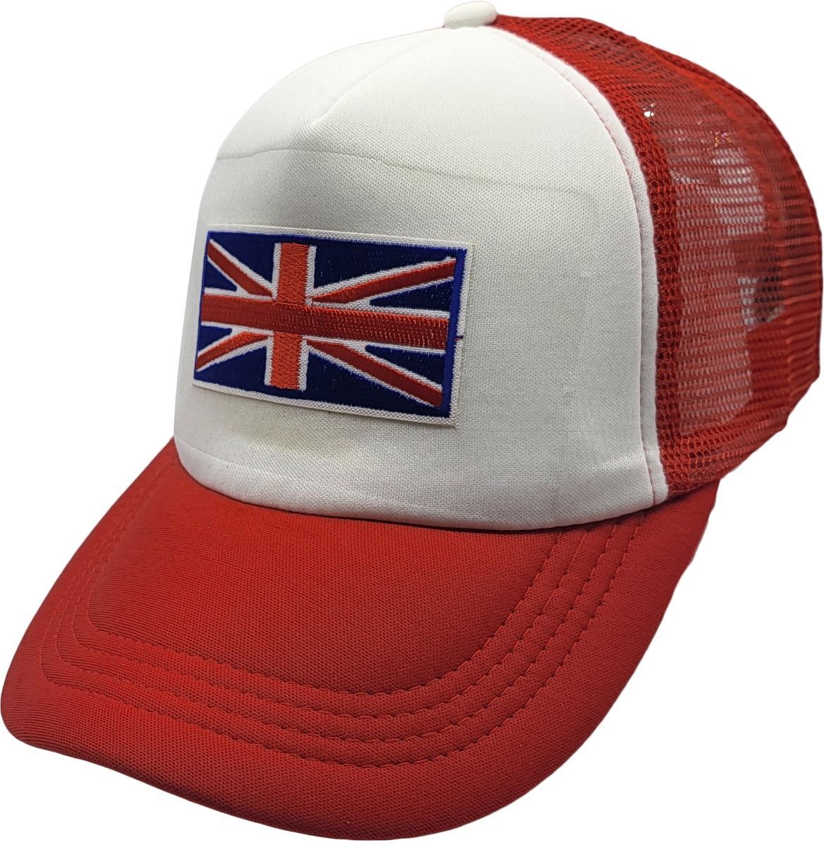 Union Jack Trucker Baseball Cap Red – Taste Of Britain