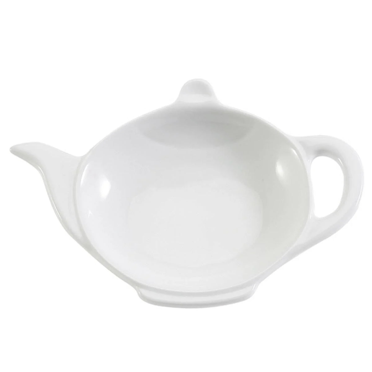 White Porcelain Tea Bag Rest – Taste Of Britain