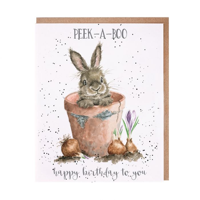Wrendale 'Peek-A-Boo' Rabbit Birthday Card – Taste Of Britain
