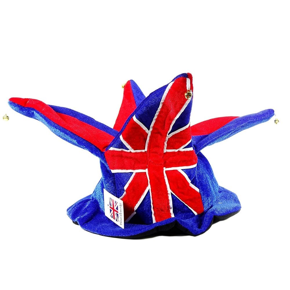Union Jack Jester Hat - 4 points With Bells – Taste Of Britain
