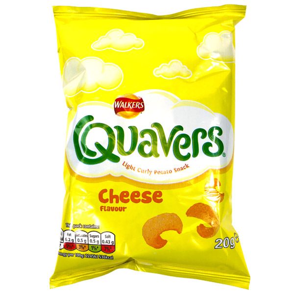 Walkers Quavers 20g – Taste Of Britain
