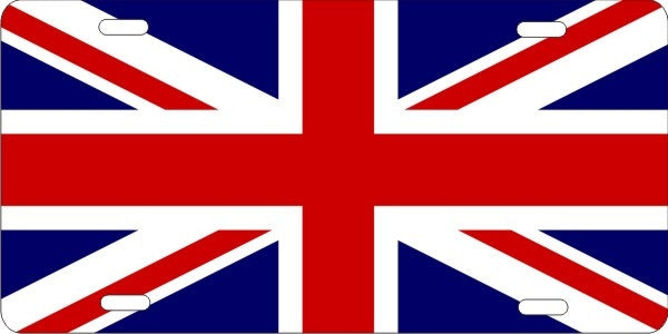 Union Jack License Plate – Taste Of Britain